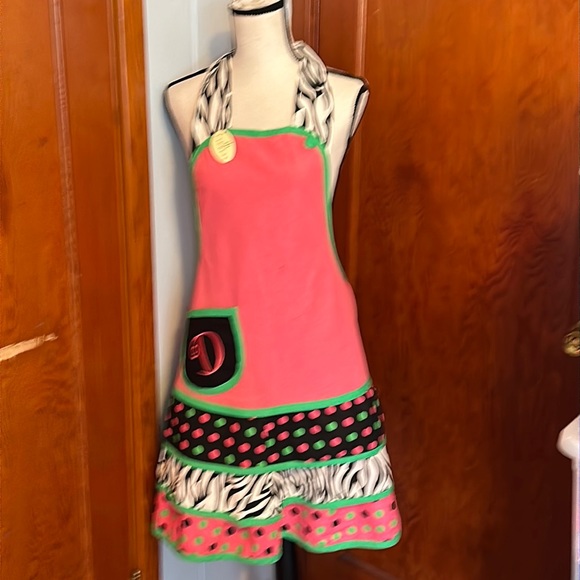 Cypress Home | Kitchen | Super Cute Ruffly Brightly Colored Apron Os ...
